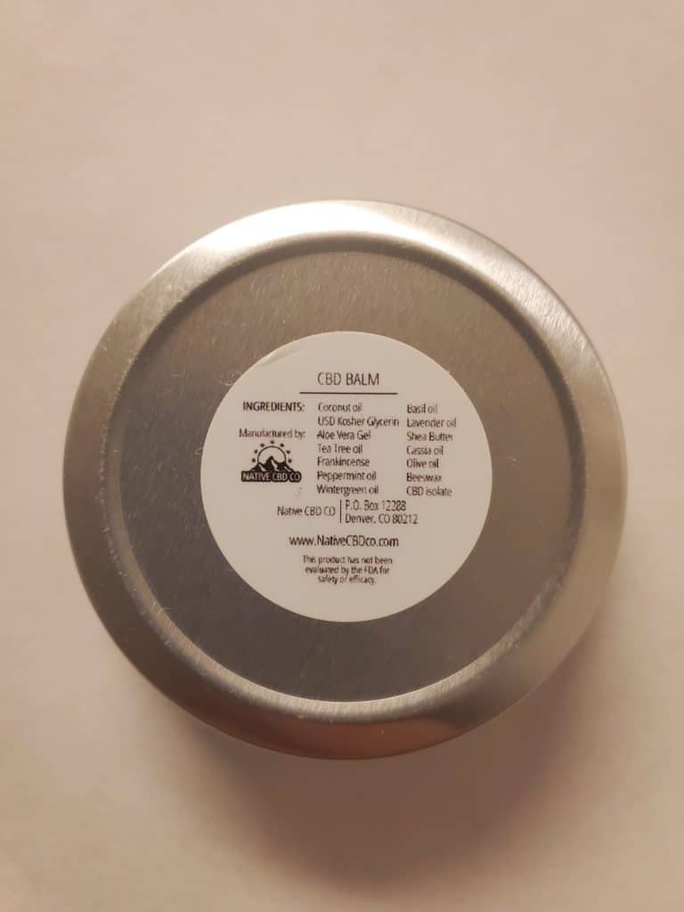 Full-Spectrum Hemp Extract Muscle + Joint Balm - NATIVE CBD CO