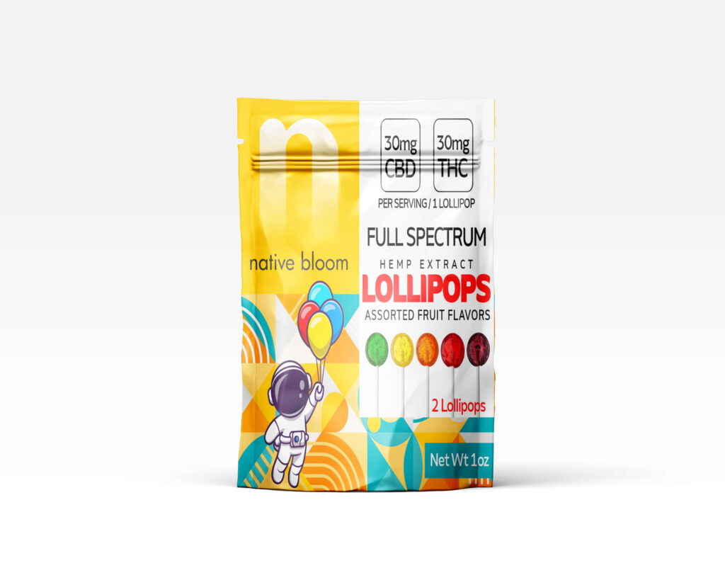 Full-Spectrum Hemp Extract Lollipops - NATIVE CBD CO